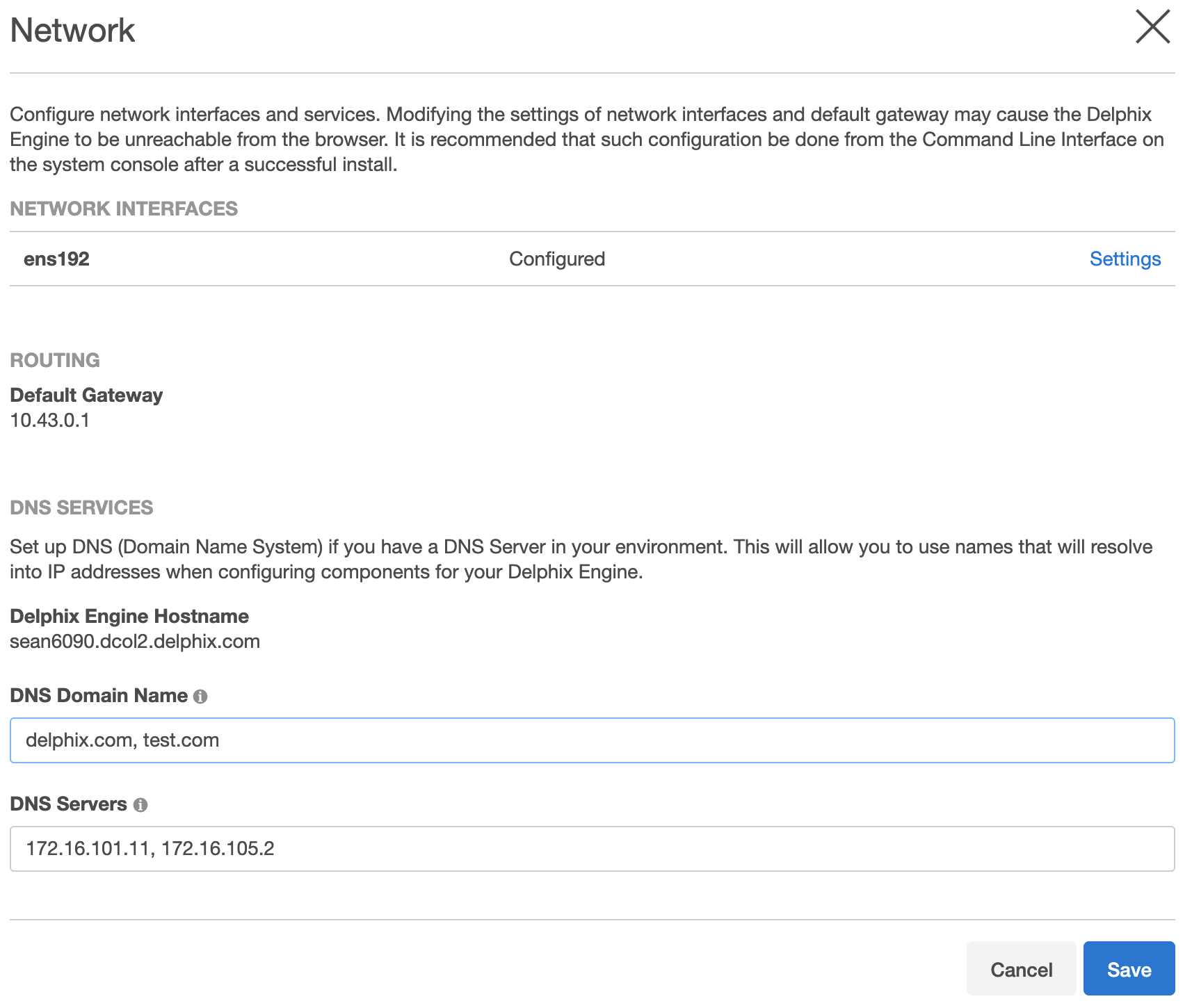 Configuring multiple DNS domain names in DNS search list